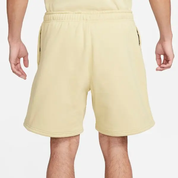 Nike Solo Swoosh Fleece Shorts - Yellow
