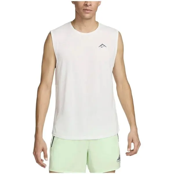 Nike Dri-fit Sleeveless Running Top - White