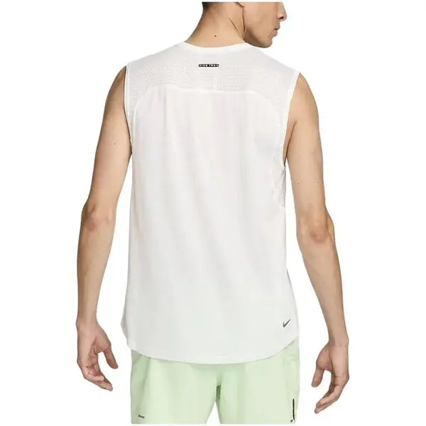 Nike Dri-fit Sleeveless Running Top - White