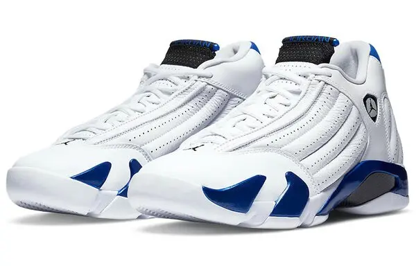 JORDAN Retro 'hyper Royal' Sneakers - White/hyper Royal/black