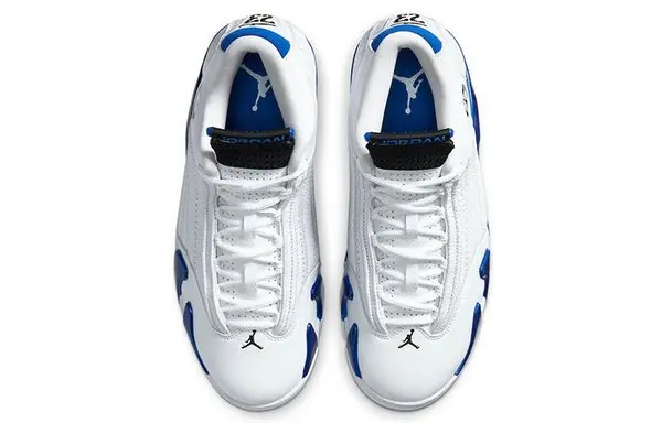 JORDAN Retro 'hyper Royal' Sneakers - White/hyper Royal/black