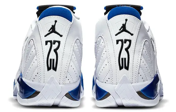 JORDAN Retro 'hyper Royal' Sneakers - White/hyper Royal/black