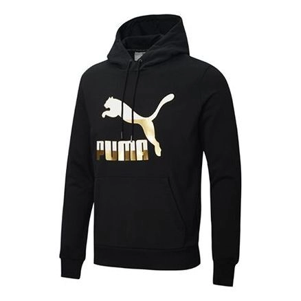 PUMA Classics Logo Hoodie - Blackgold