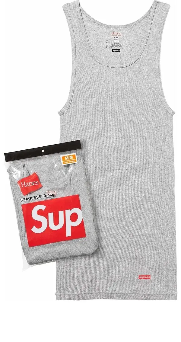 Supreme X Hanes Tagless Tank Tops