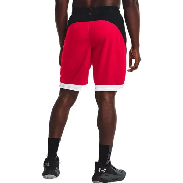 Under Armour Baseline 10 Inch Shorts - Red/black