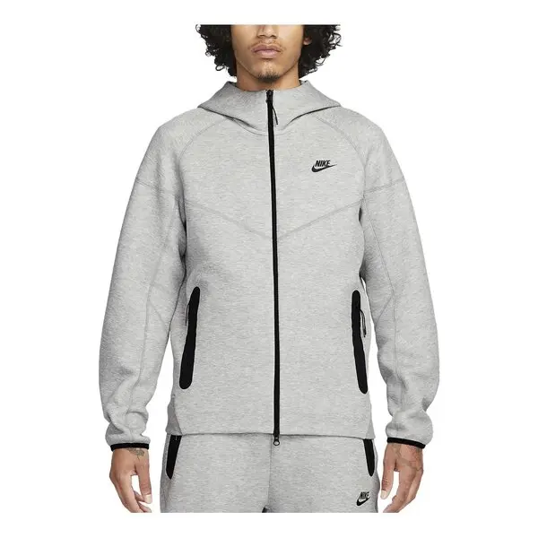 Nike Tech Fleece Windrunner Hooded Jacket - Grey