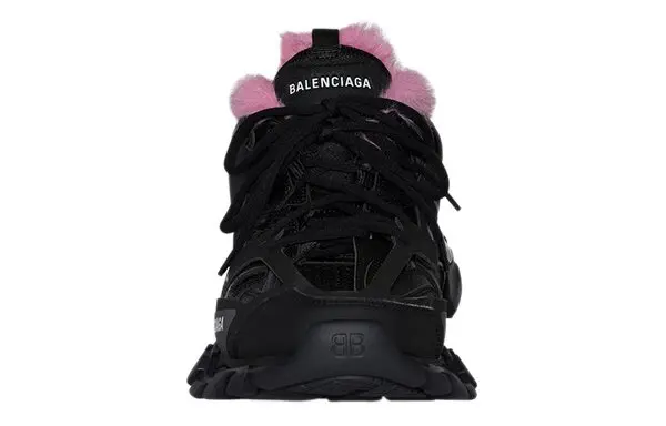 Balenciaga Track Sneakers - Black/pink