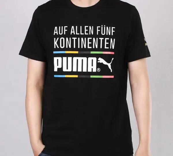 PUMA Alphabet Round Neck Short Sleeve