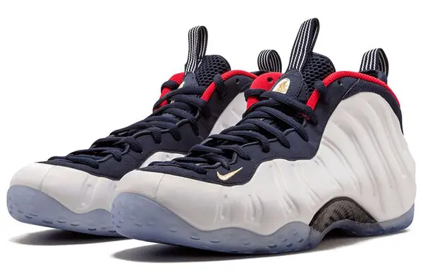 Nike Foamposite One Prm 'olympic' Sneakers - Black/red/goldyellowgold