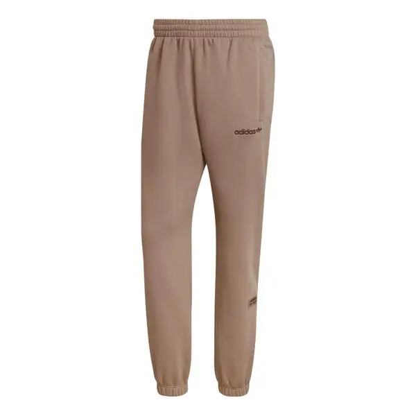 Adidas Originals Embroidered Logo Bundle Feet Sports Pants/trousers/joggers Brown - Multi-color