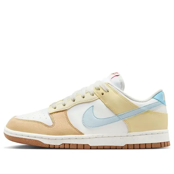 Nike Dunk Low Next Nature "soft Yellow - White/blue/yellow