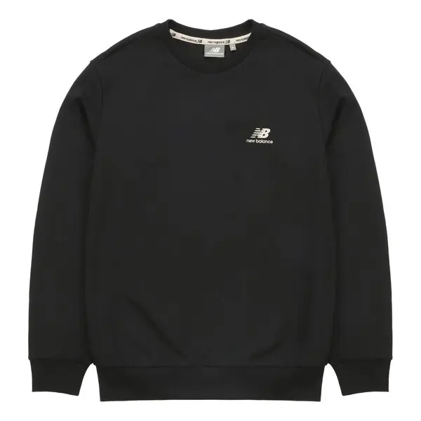 NEW BALANCE Crewneck Long Sleeve Pullover - Black