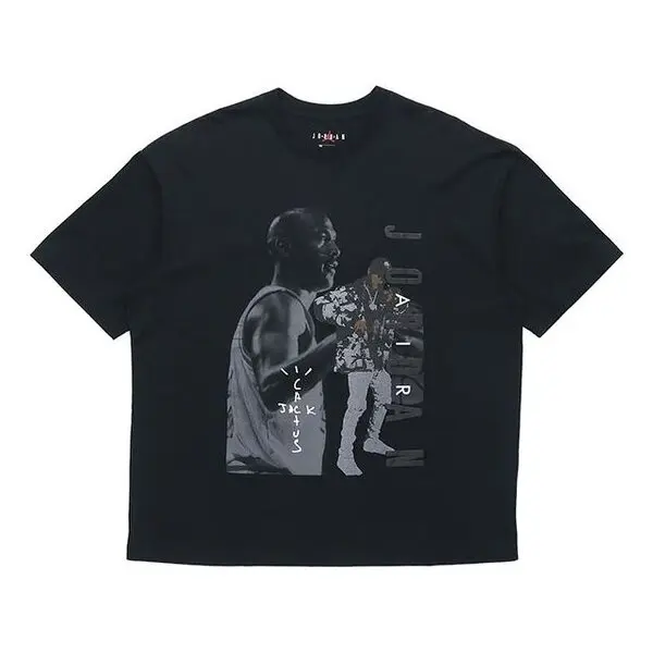 JORDAN X Cactus Jack Travis Scott T-shirt - Black