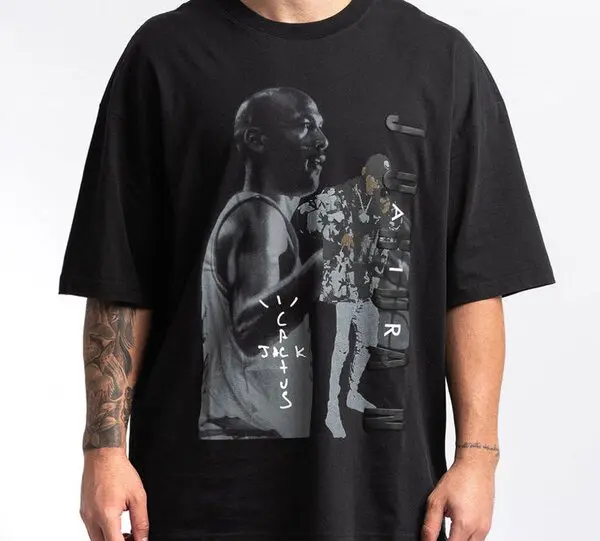 JORDAN X Cactus Jack Travis Scott T-shirt - Black