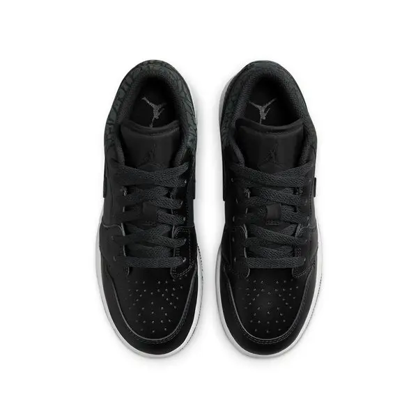 JORDAN 1 Low Elephant - Black