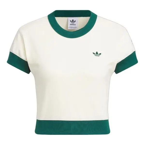 Adidas Originals X Notitle Tennis Cropped T-shirt - White/green