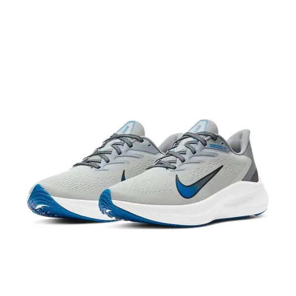 Nike Zoom Winflo 7 Athletic Sneakers - Grey/grey/blue