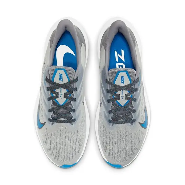 Nike Zoom Winflo 7 Athletic Sneakers - Grey/grey/blue