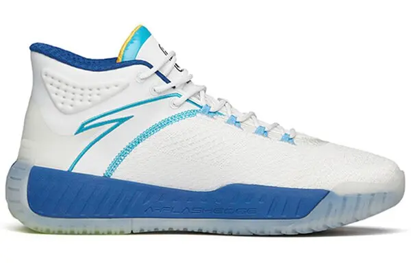 ANTA Badao Basketball High-top Sneakers - White/blue/black