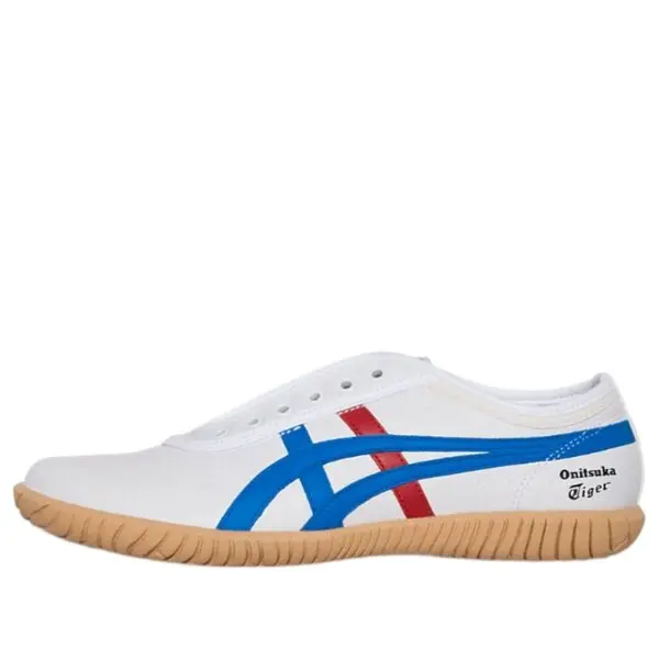 Onitsuka Tiger Tsunahiki Slip-on Sneakers - White/directoire Blue