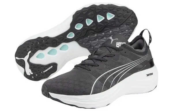 PUMA Foreverrun Nitro Athletic Sneakers - Black/gray
