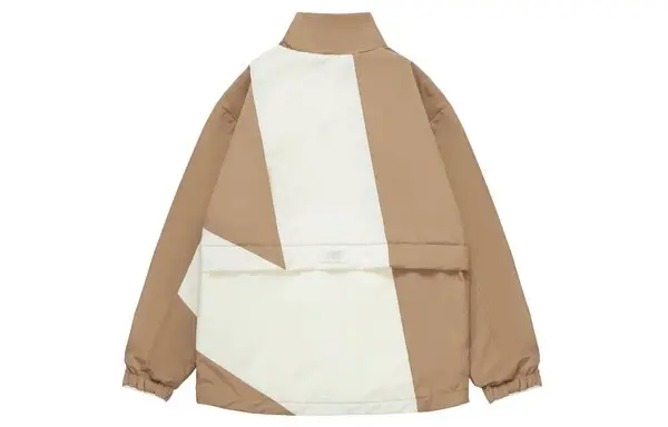NEW BALANCE Color Block Zip-up Jacket - Khaki