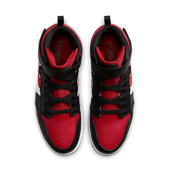 JORDAN 1 High Flyease "bred Toe" Sneakers - Blackwhitered