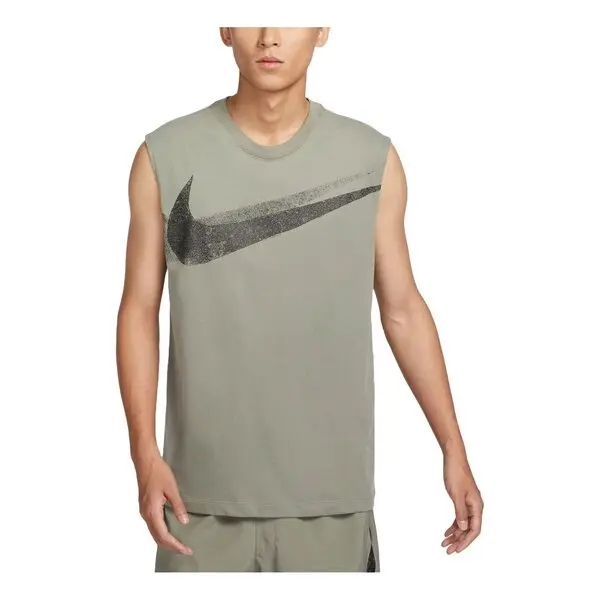 Nike Dri-fit Training Tank - Green/black