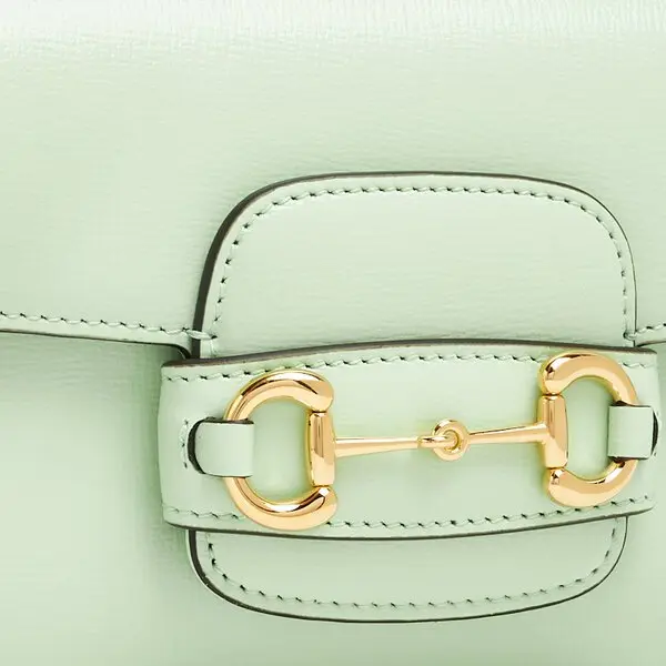 Gucci Horsebit 1955 Small Shoulder Bag - Light Green