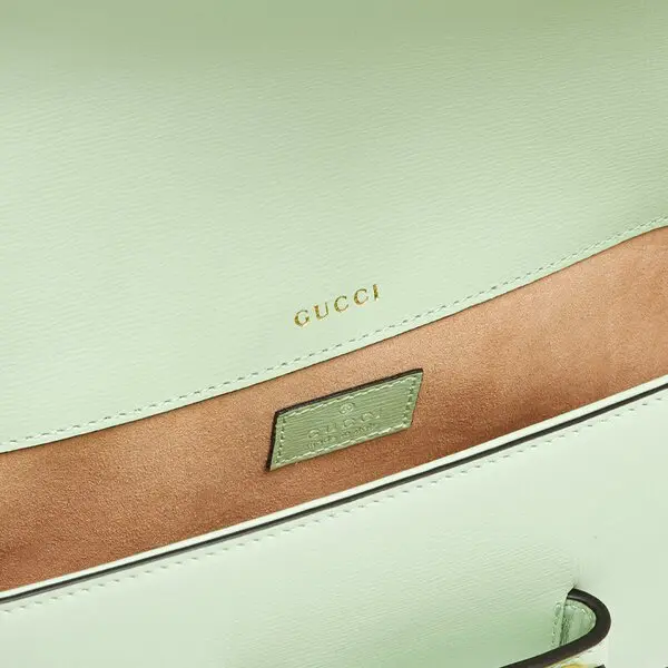 Gucci Horsebit 1955 Small Shoulder Bag - Light Green