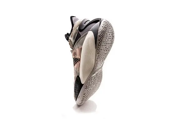 LI-NING Sonic Athletic Sneakers - White/brown/orange