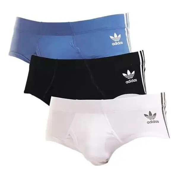 Adidas Originals 3-stripe Briefs - Black/white/blue