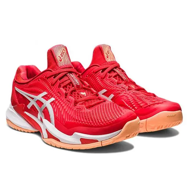 Asics Court Ff 3 Novak Tennis Sneakers - Red/white