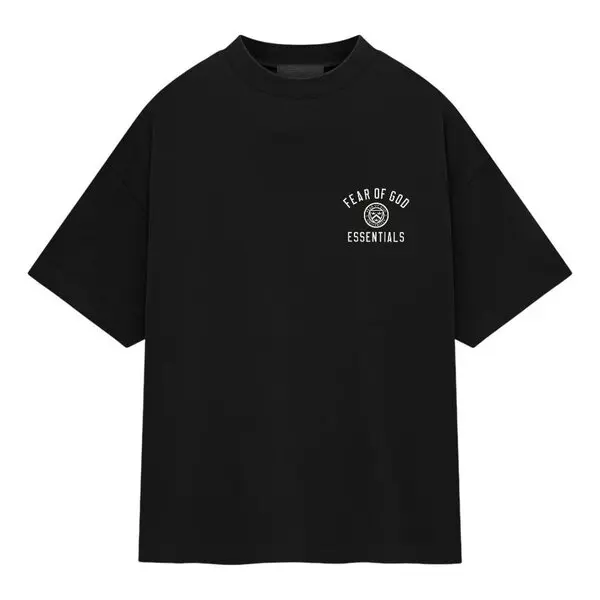 Fear Of God Ss25 T-shirt 'college Print - Black