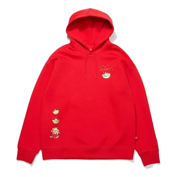 LI-NING Year Of The Rabbit Loose Fit Hoodie - Red