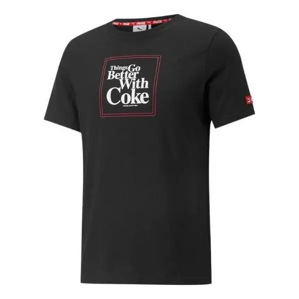 PUMA X Coca Cola Graphic Tee - Black