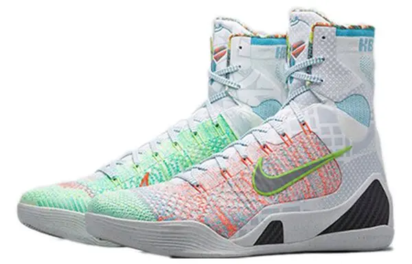 Nike Kobe Elite Premium "what The Kobe - Grey/silver/blue
