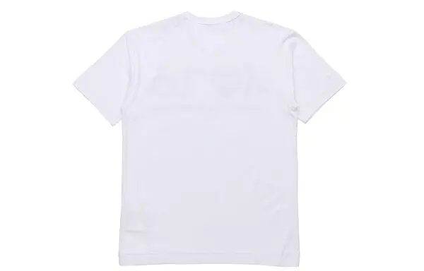 Play Comme Des Garcon Inverted Text T-shirt