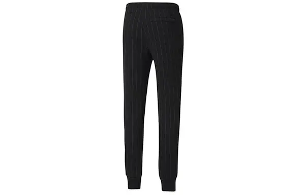 PUMA Pinstripe Casual Fleece Lined Joggers