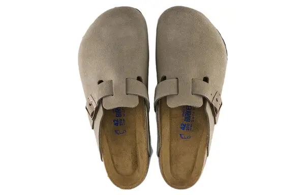BIRKENSTOCK Boston Soft Footbed Clogs - Tan