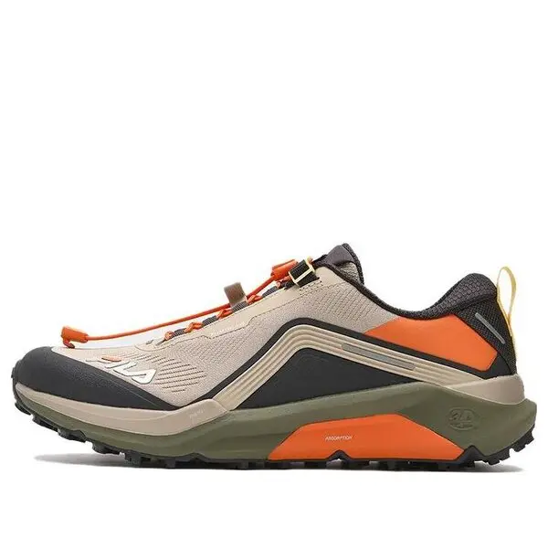 FILA 3a Lynx I+ Gold Terrain Trail Running Shoes - Beige/green/orange