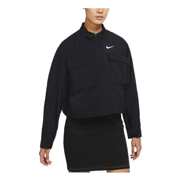 Nike Ss22 Big Pocket Short Jacket - Black