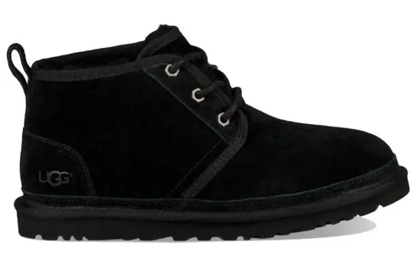 UGG Neumel Lace Up Ankle Boots - Black