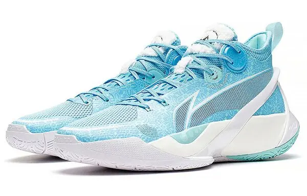 LI-NING Sonic Mid Top Sneakers - Blue/white