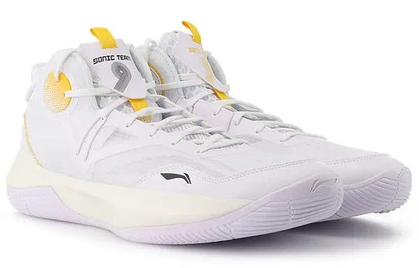 LI-NING Sonic Team Sneakers - White/yellow
