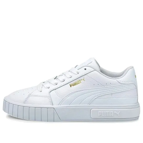 PUMA Cali Star Platform Sneakers - White/gold