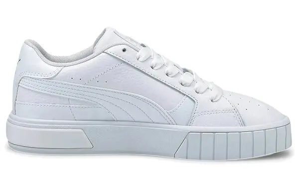 PUMA Cali Star Platform Sneakers - White/gold