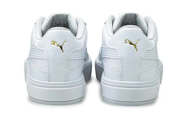 PUMA Cali Star Platform Sneakers - White/gold