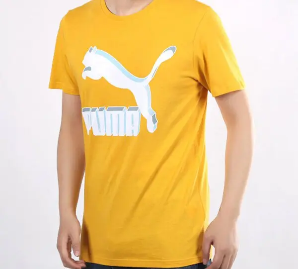 PUMA Classics Logo Logo Sports Short Sleeve Tee