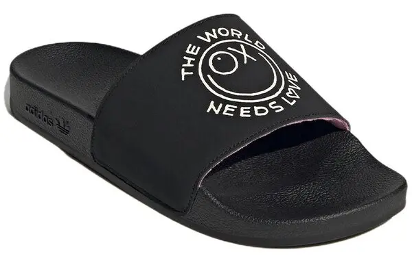 Adidas Andre Saraiva X Adilette Slide 'the World Needs Love